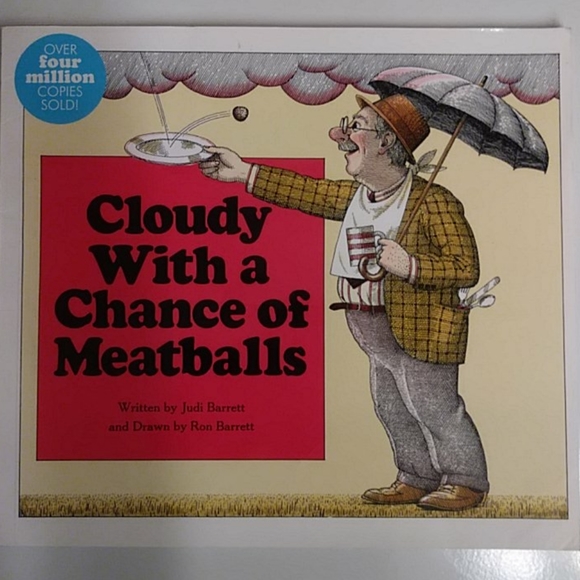 Simon & Schuster | Other | Cloudy With A Chance Of Meatballs Book ...